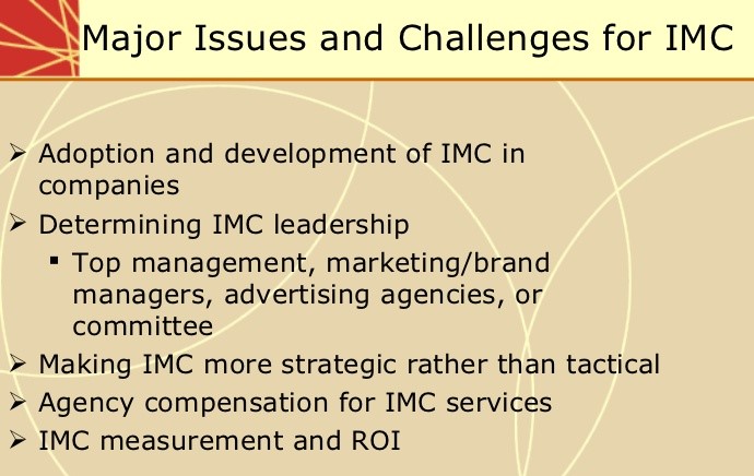 Challenges in IMC